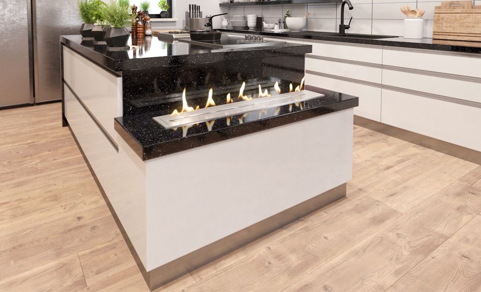 DECOFLAME BUILT-IN BURNER MED LÆBE | BIOBRÆNDER